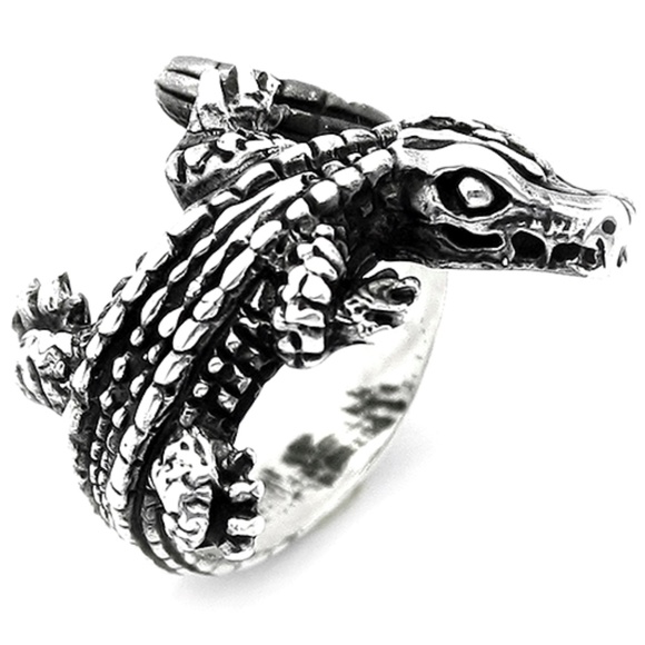 sky jewelers | Accessories | 925 Sterling Silver Lizard Ring | Poshmark